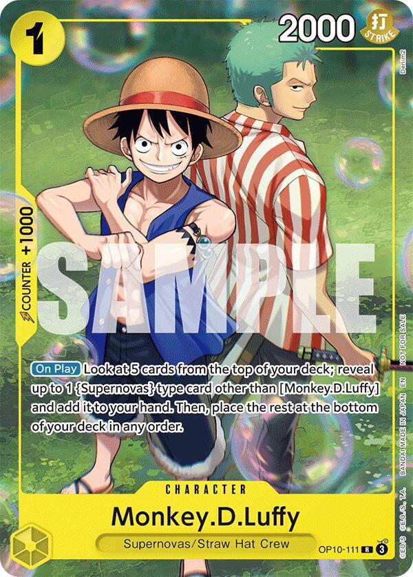 Monkey.D.Luffy (Learn Together Deck Set - Set Sail Event) (OP10-111)