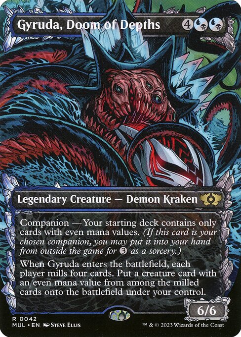 Gyruda, Doom of Depths (42) [Multiverse Legends] [Showcase, Borderless
